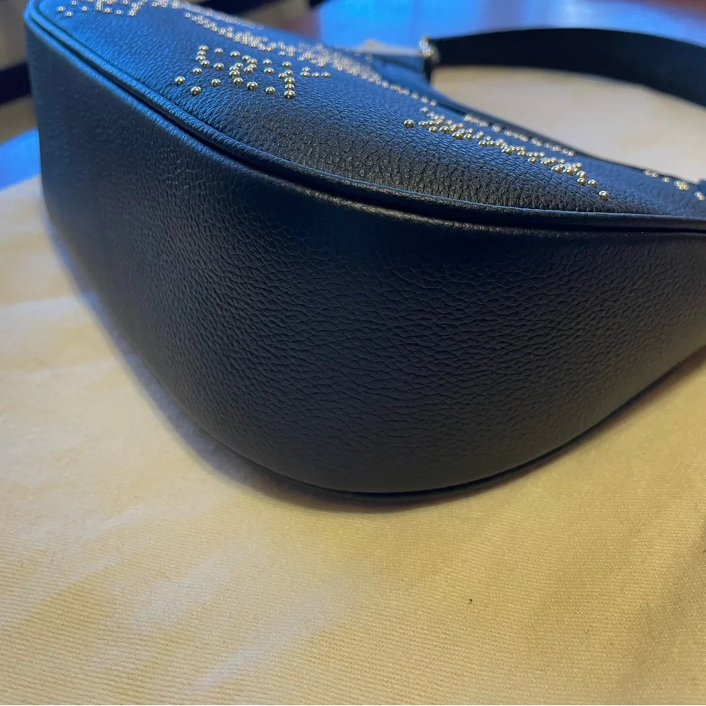 Louis Vuitton | Bags | Louis Vuitton Black Bagatelle With Gold Stud ...